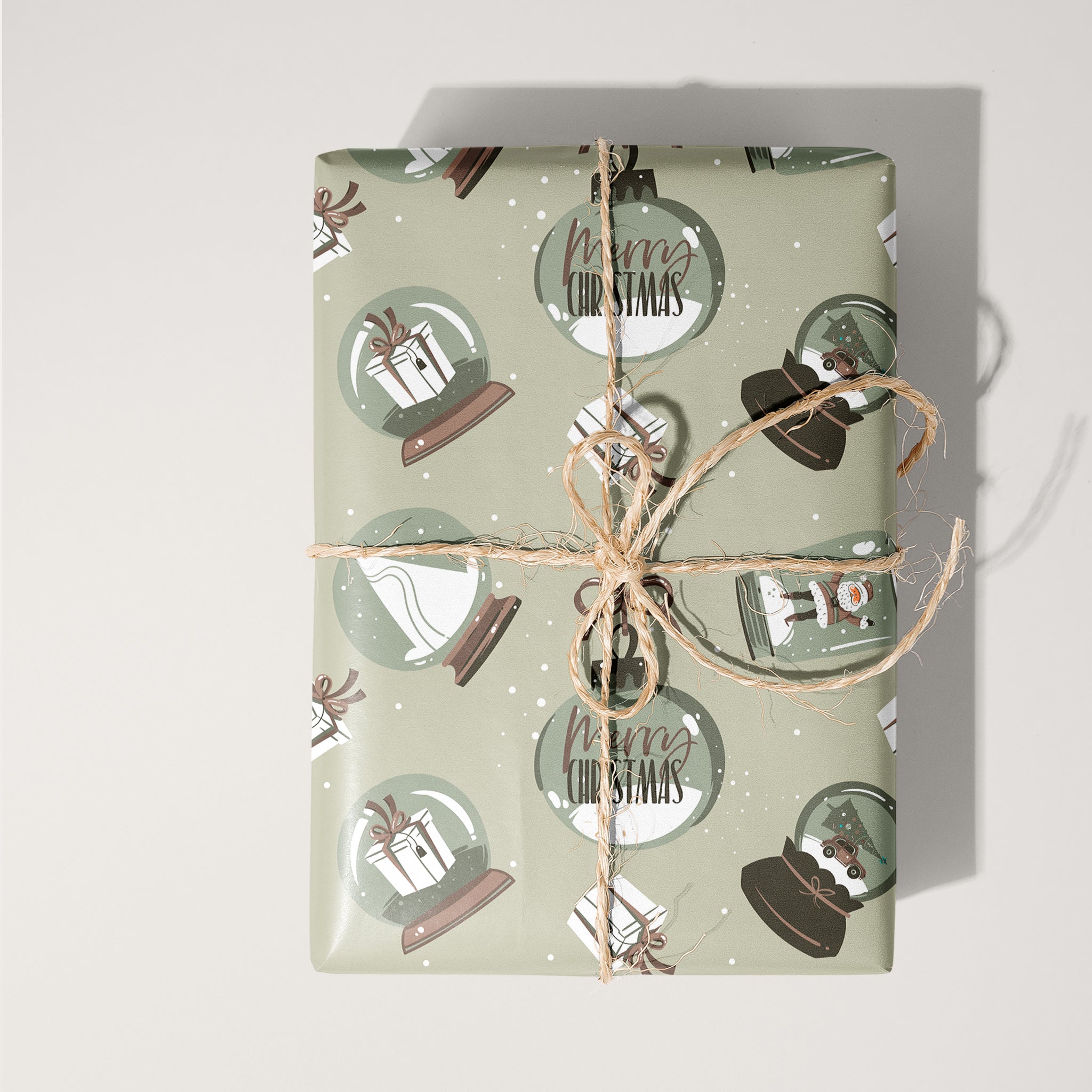 Snow Globes Wrapping Paper – Doperi